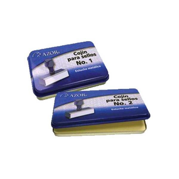 Cojin para sellos azor no.1 stp metalico | Papelera ABC S.A. DE C.V.